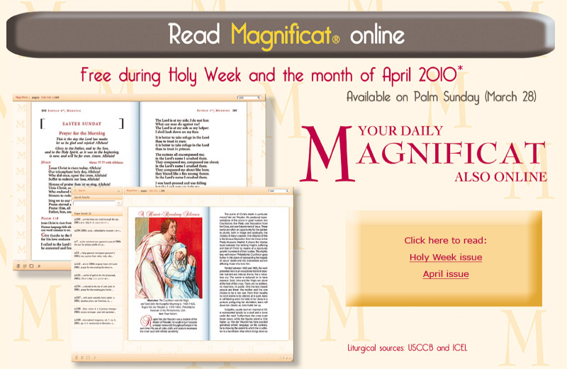 Catholic Faith Education: Magnificat Magazine
