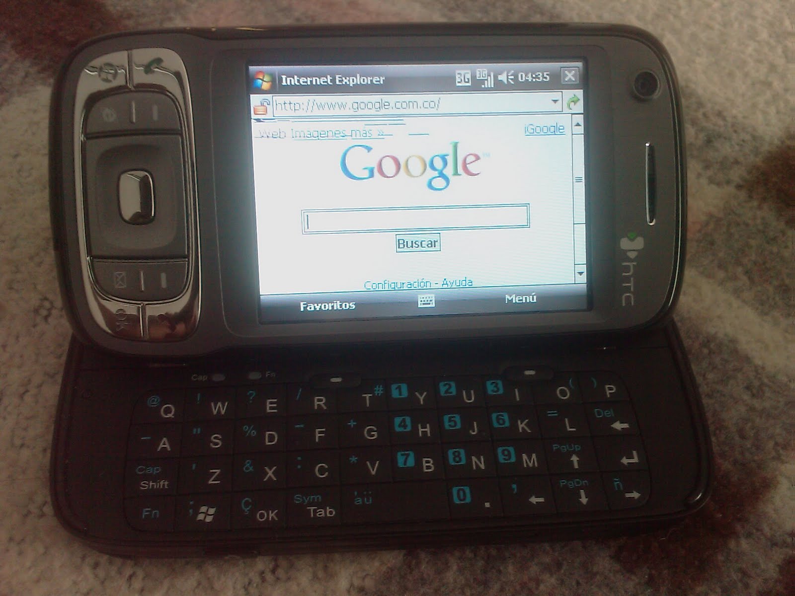 Ingernieros de 5ta: PDA POCKET PC HTC KAISER