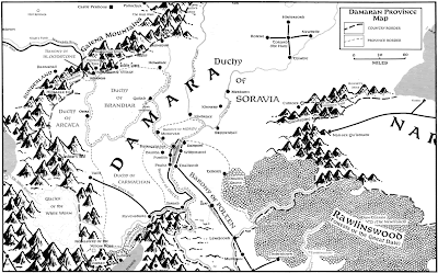 first edition adventures: Damara Map