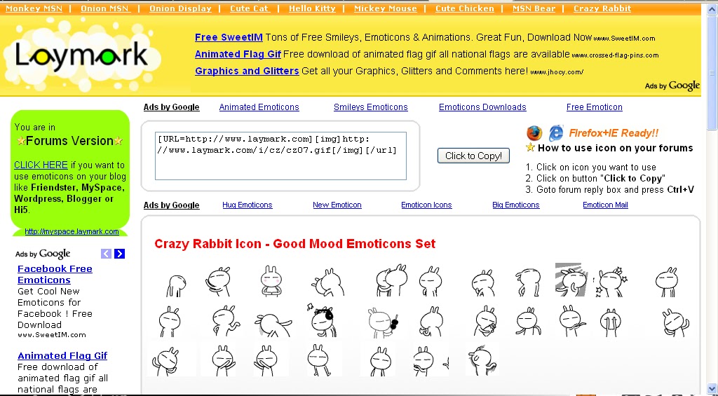 Student Shared vBlog: Free Emoticon by Laymark