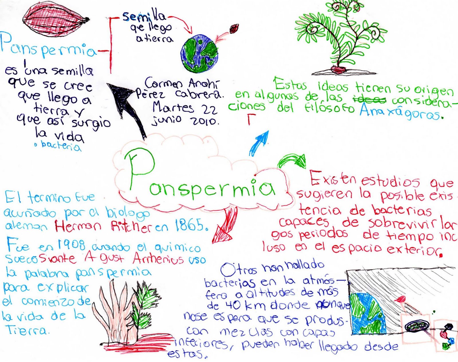 Anacrea: Mapa Mental (Panspermia)
