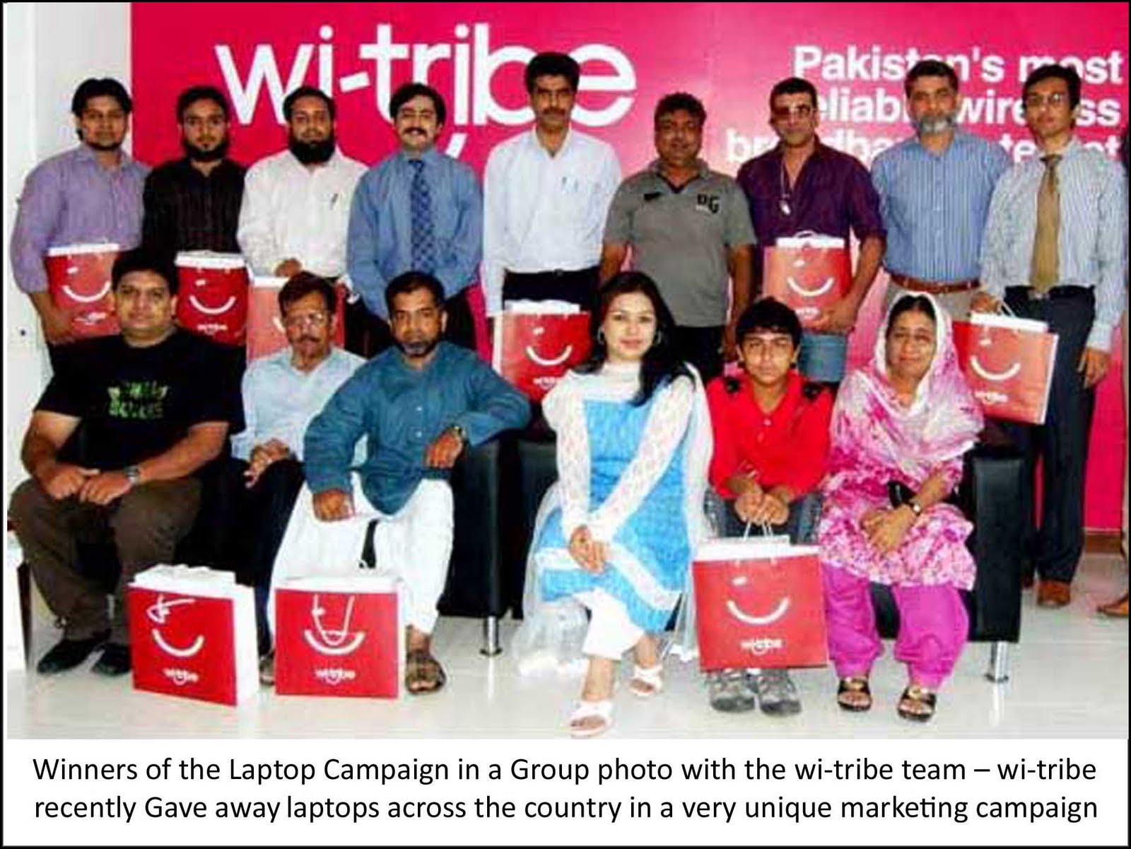 Technology Pak: Winners of “Win big with wi-tribe” Campaign Rejoicing