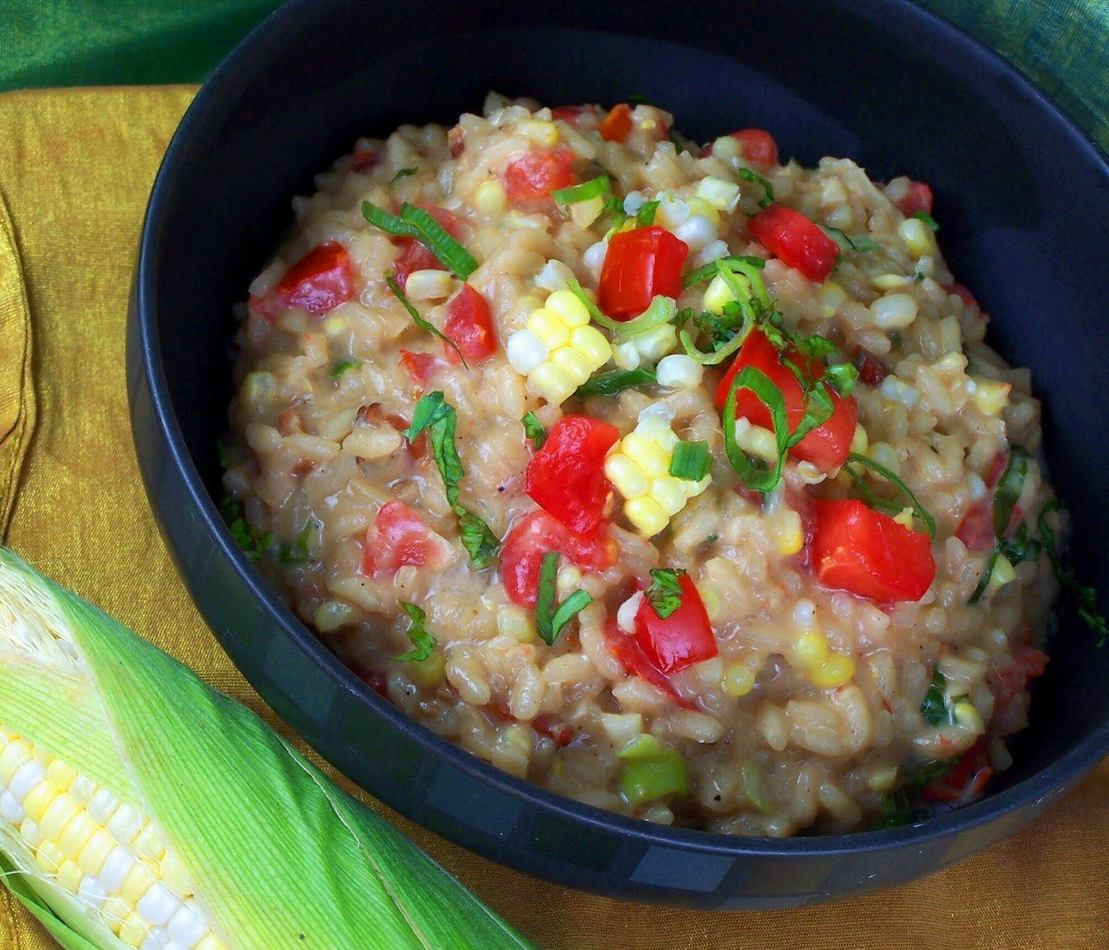 Vanilla Basil: Sweet Corn Risotto
