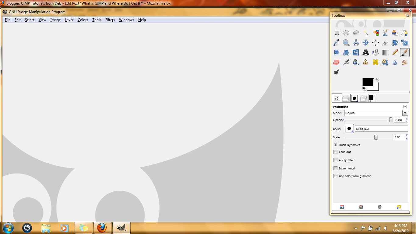GIMP Tutorials from Deb: Learning About the GIMP Layout (Tutorial #2)