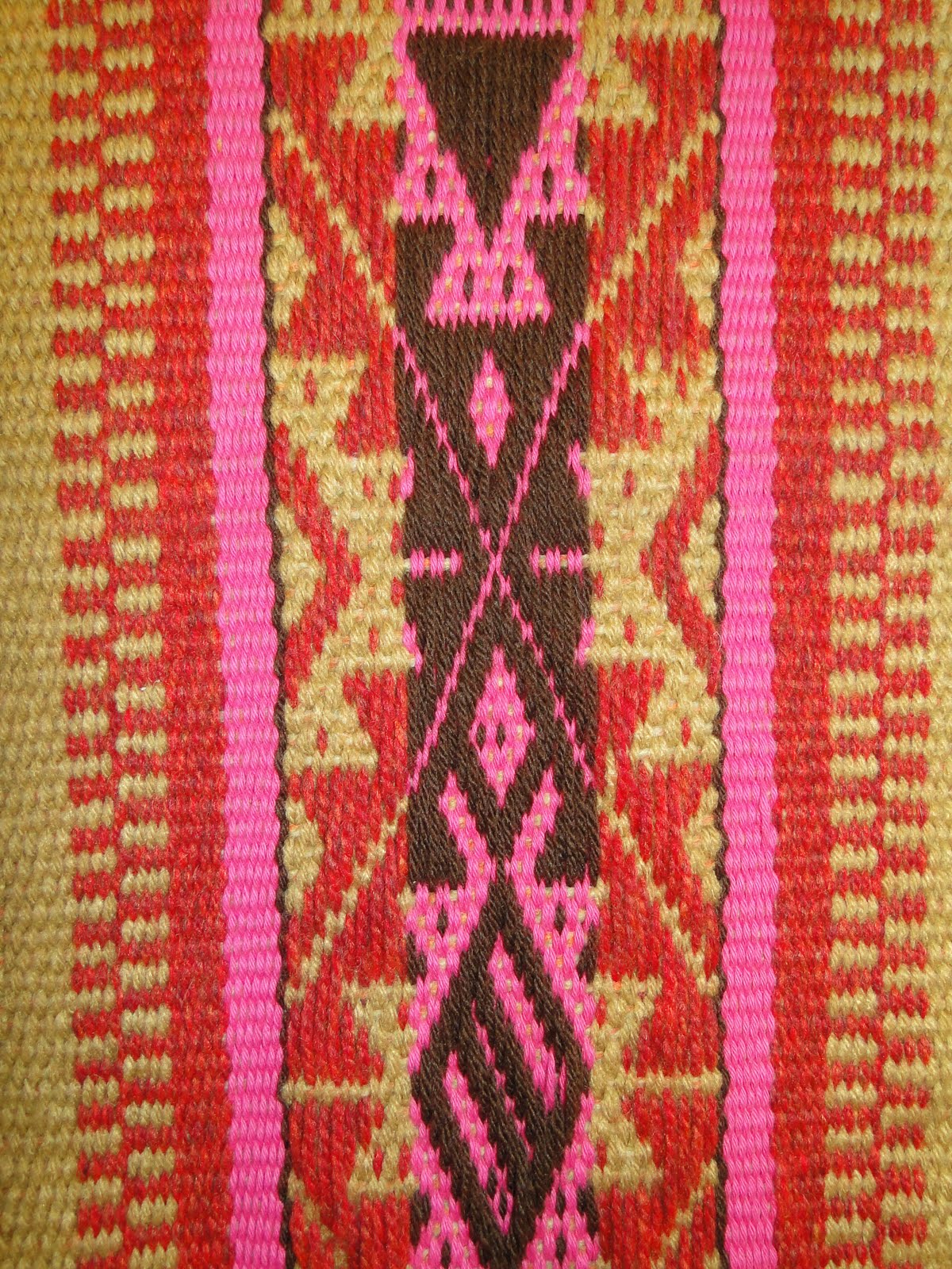 Los tejidos - Técnica mapuche