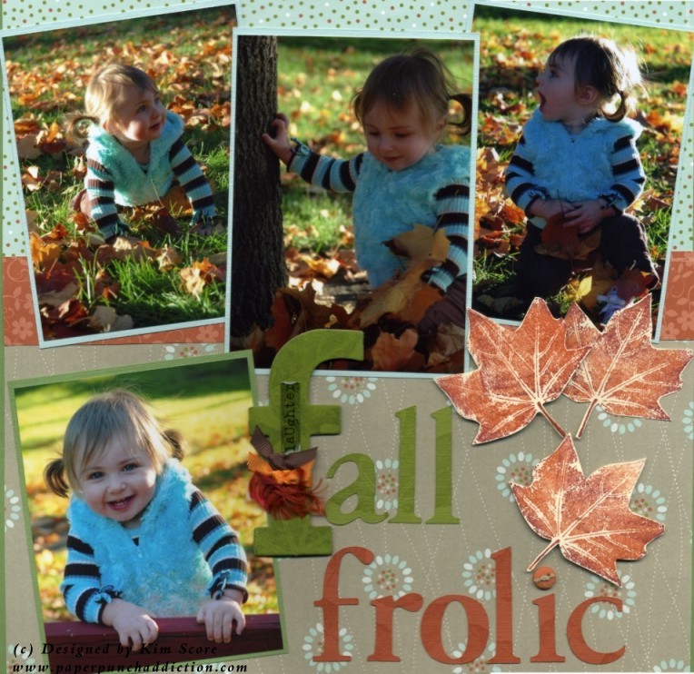Paper Punch Addiction: Fall Frolic page spread