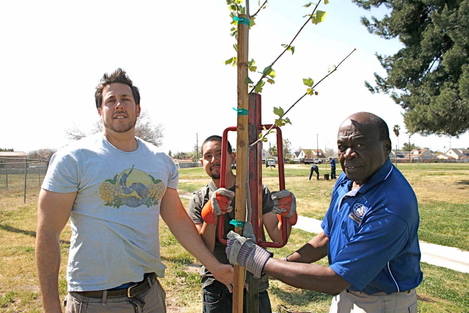 Tree Planting With Kiwanis Club of San Bernardino - Dameron Communications