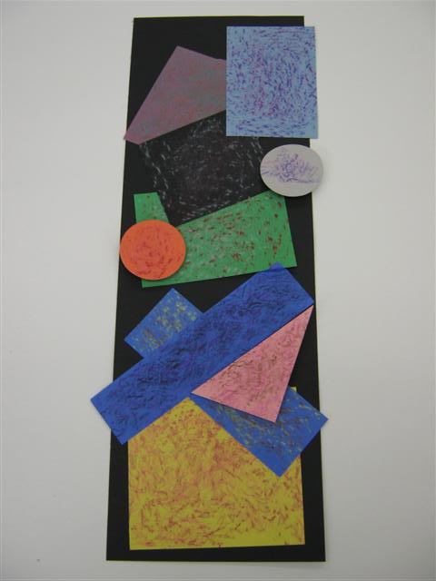 What's New in the Nelson Art Room?: Texture Rubbing Collages--- 1st Grade