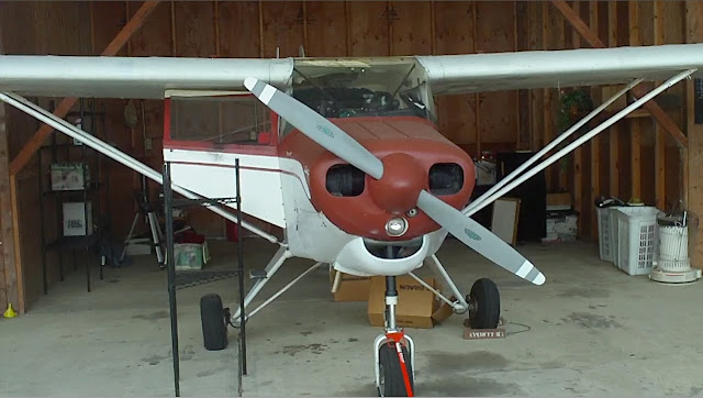 1961 Piper Colt For Sale: 1961 Piper Colt Inside Included Hanger