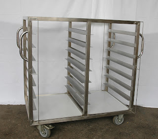 HOSPITAL INSULATED FOOD TRAYS: Stainless Steel Ward Trolleys for Sales