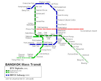N•tt: Bangkok Mass Transit Map
