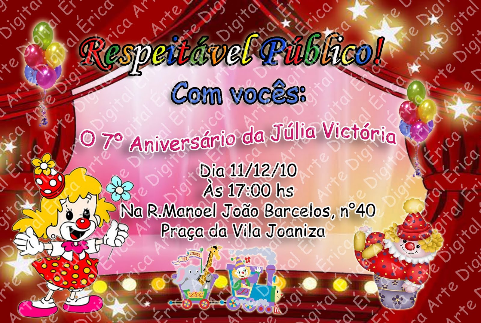 Érica Arte Digital: Convites