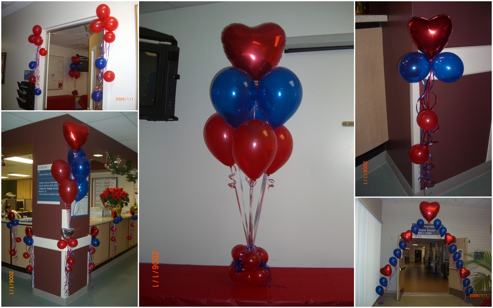 Cherri's Balloons: red and blue balloons