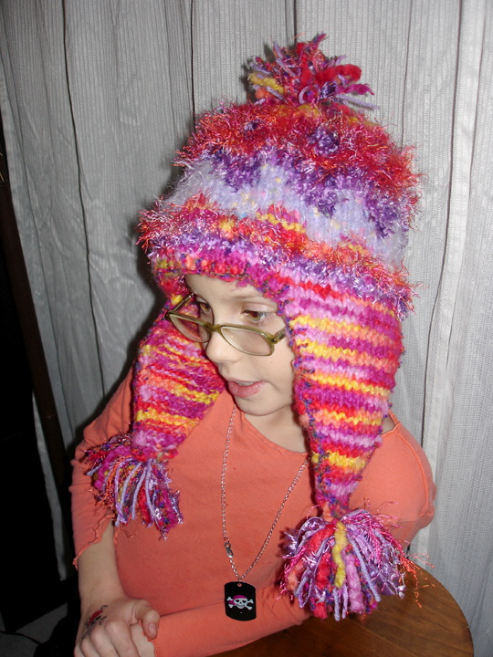 The View From Here: Knitting Funky Hats