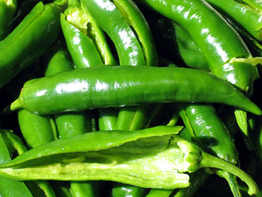 Marcha nu shak-Cayenne green chillies curry. | simply.food