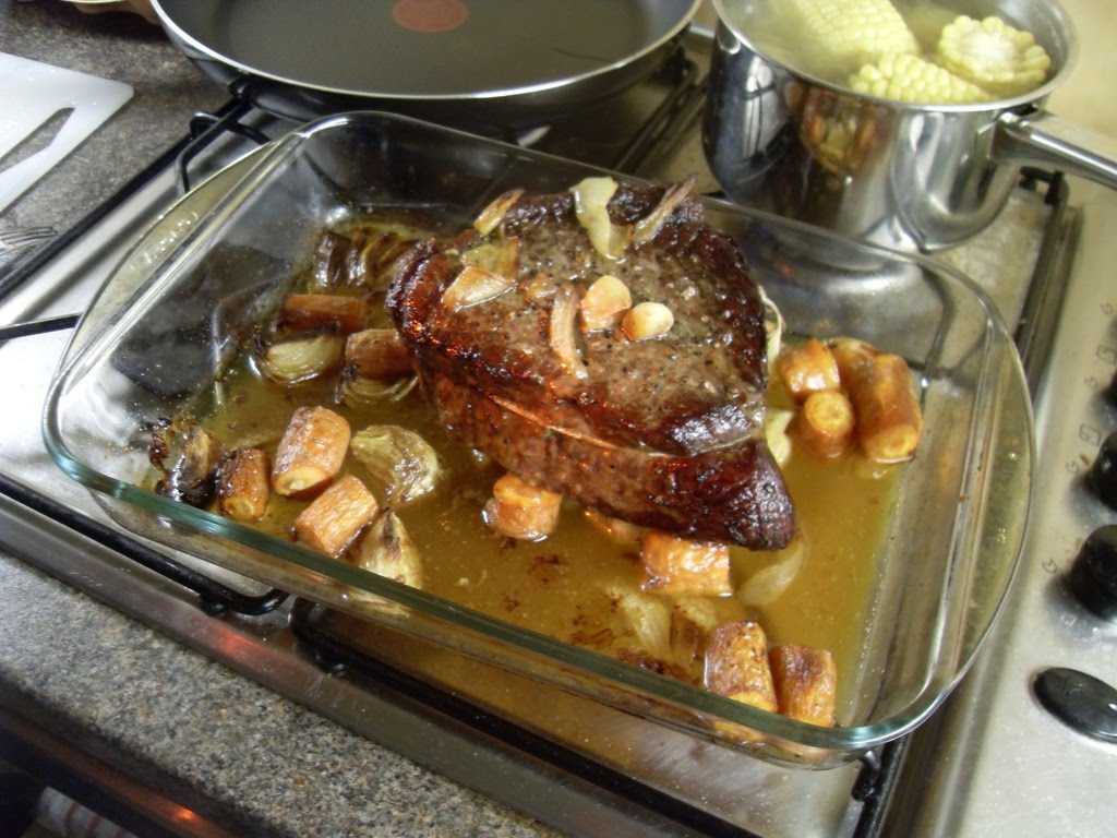Eating British: Roast topside of Water Buffalo
