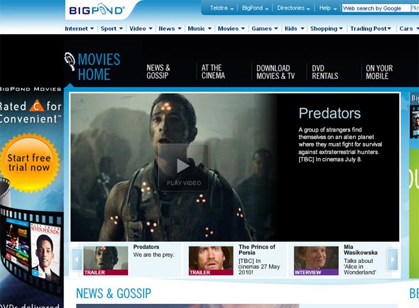 Telstra Bigpond: BigPond Movies now available on LG TVs