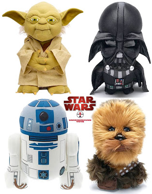 Ta Urso: Bonecos de pelúcia falantes Star Wars: Yoda, Darth Vader, R2 ...