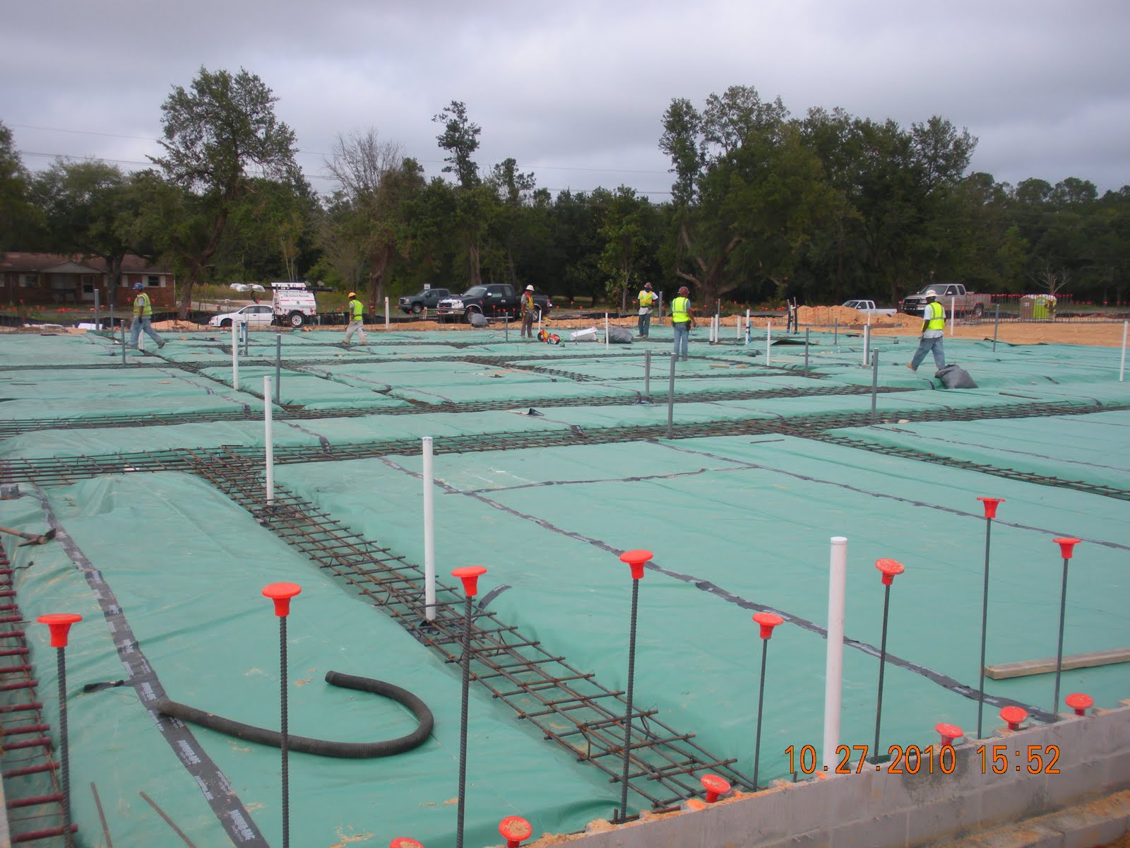 Ocean Springs High School - Concrete: C. Slab Prep