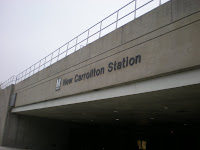 Blue Skies: New Carrollton Station Parking
