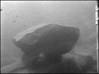 Rock Piles: Ancient perched rocks beneath MacDonald Lake at the ...