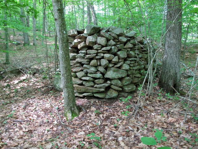 Rock Piles: More on the large oval piles from N. Stonington CT with ...