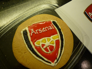 Baking at Home: Arsenal Cookies