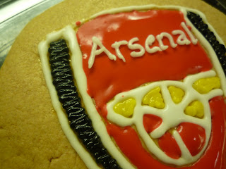Baking at Home: Arsenal Cookies