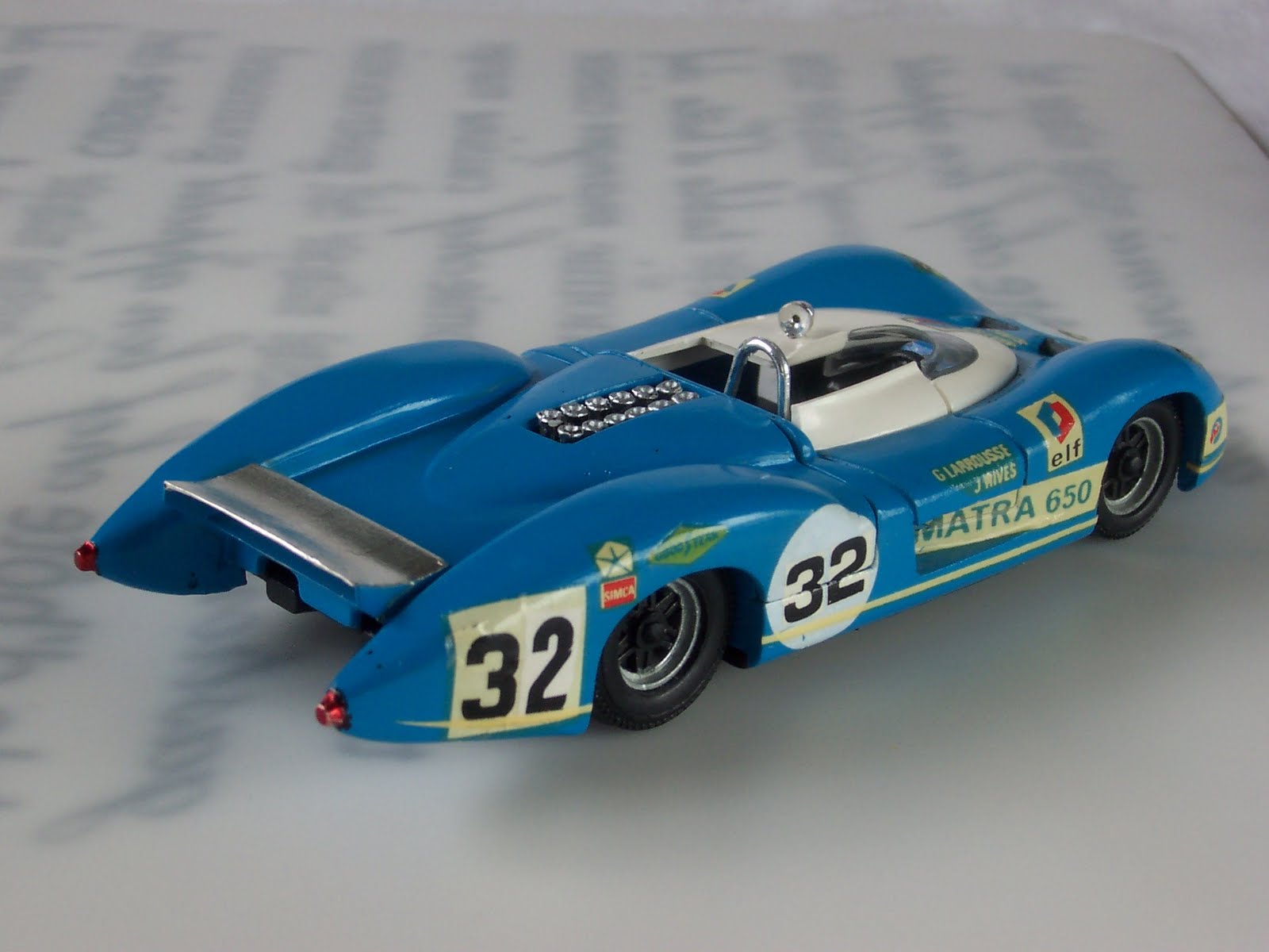 1/43 Collection of transformed and restaured models: Matra 650 Longue ...