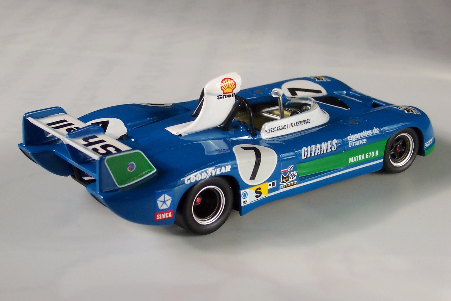 1/43 Collection of transformed and restaured models: Matra 670C Courte ...