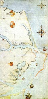 Old Maps, Expeditions and Explorations: THE LOST COLONY OF ROANOKE PART I