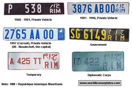 CONTROLE TECHNIQUE DES VEHICULES AU MAROC: Plaque D`immatriculation