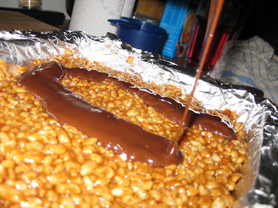 An empty stomach is the best cook: Mars Bar Slice