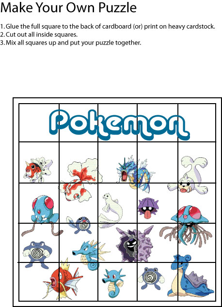 POKEMON COLORING PAGES