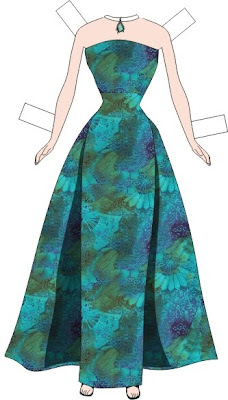 BARBIE COLORING PAGES: BARBIE PAPER DOLL