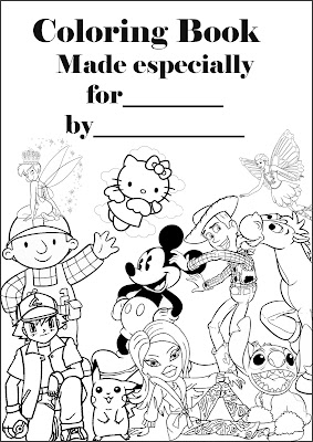 Interactive Magazine: PERSONALISED COLORING BOOK COVER