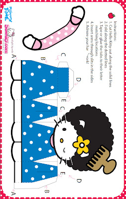 HELLO KITTY COLORING PAGES