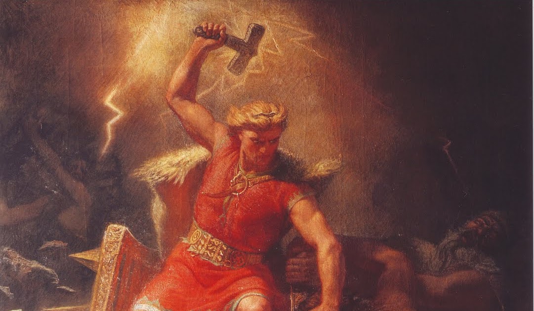 Vulc@in: Thor, dieu de la mythologie nordique. "Tors strid med jättarna ...