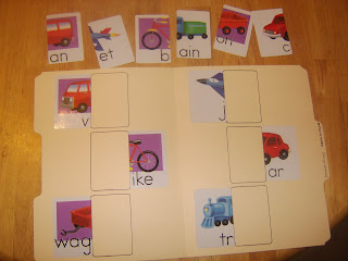 Little Family Fun: File Folder Games: Things of Wheels Matching
