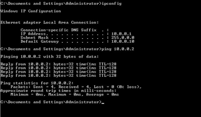 1f Switch Static IP address Configuration | All About Networking.