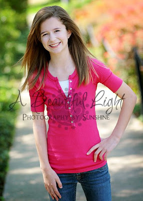 A Beautiful Light: It's that time again! "Tween" Modeling Contest.....
