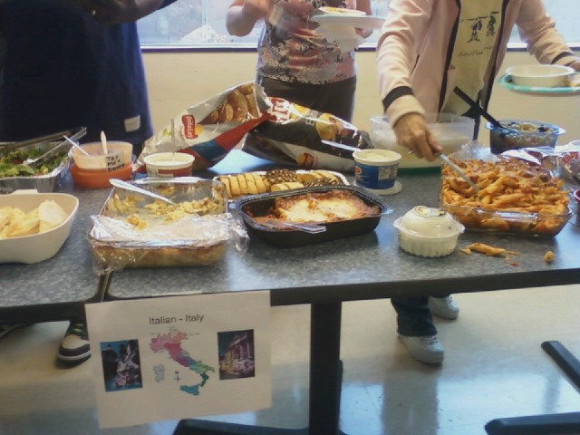 Yummies: Employee around the world potluck