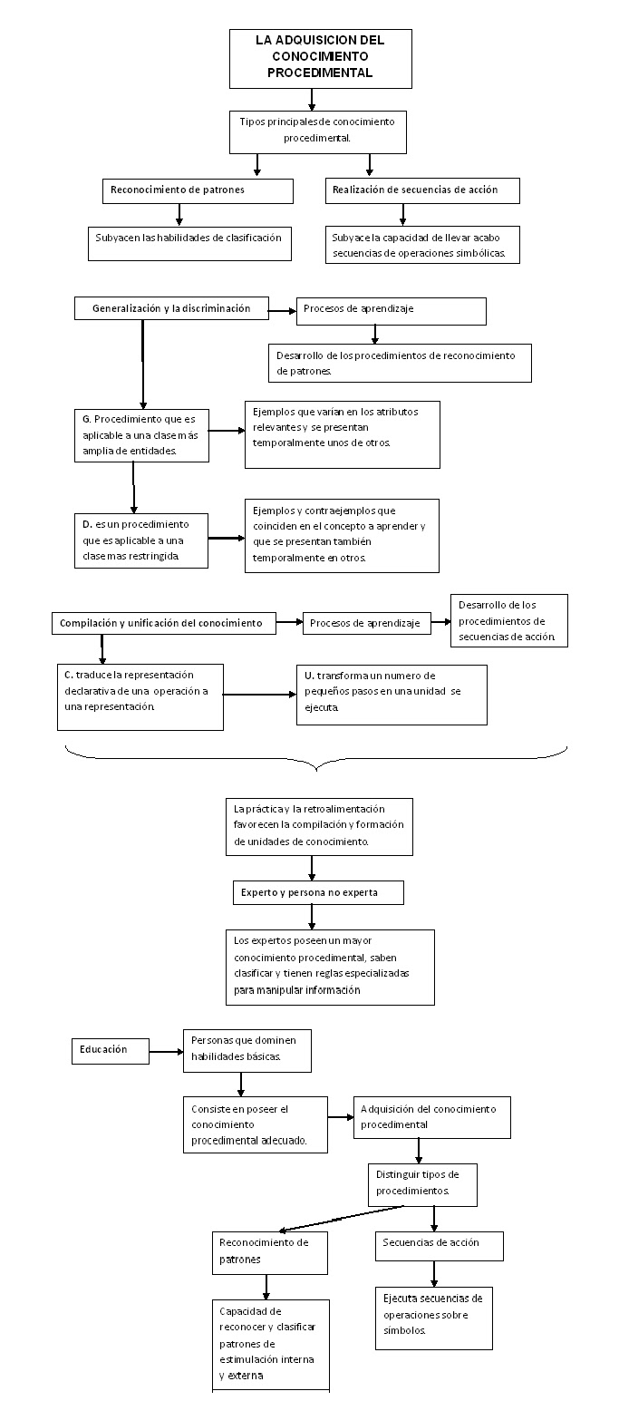 karo villarreal: La adquisicion del conocimiento procedimental