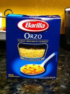 yummy love on a budget: Panko Chicken Tenders with Tomato Basil Orzo