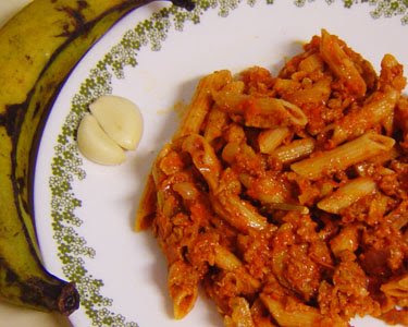 Heal Through Food: Spicy Sweet Plantain Pasta