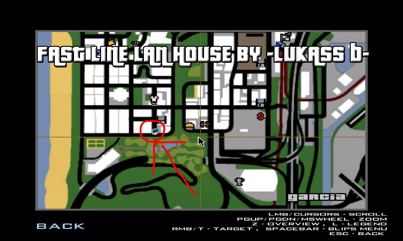 GTA Baixada Fluminense: GTA San Andreas - Lan House em Hashbury