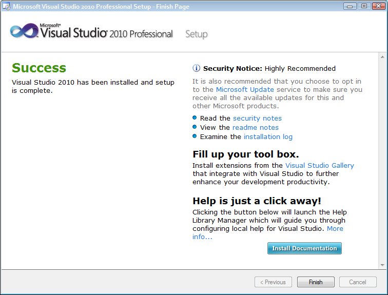 Família: Instalaćão do MS Robotics Studio 2008 R3