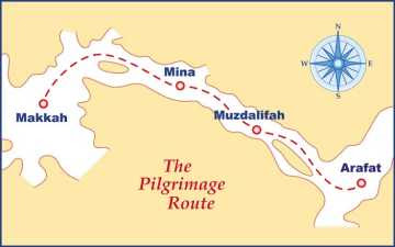PILLARS OF MUSLIM: Hajj Route