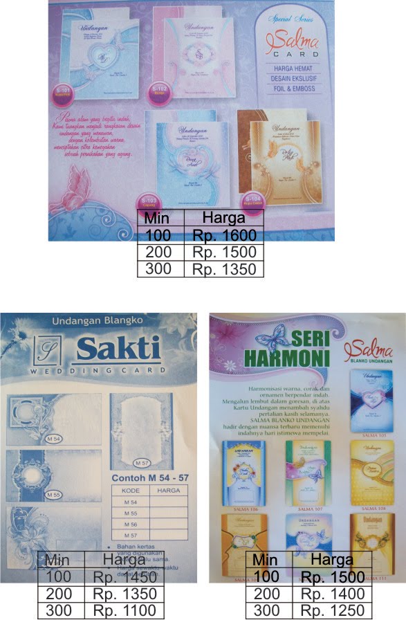 Starlite Digital Sablon: undangan pernikahan