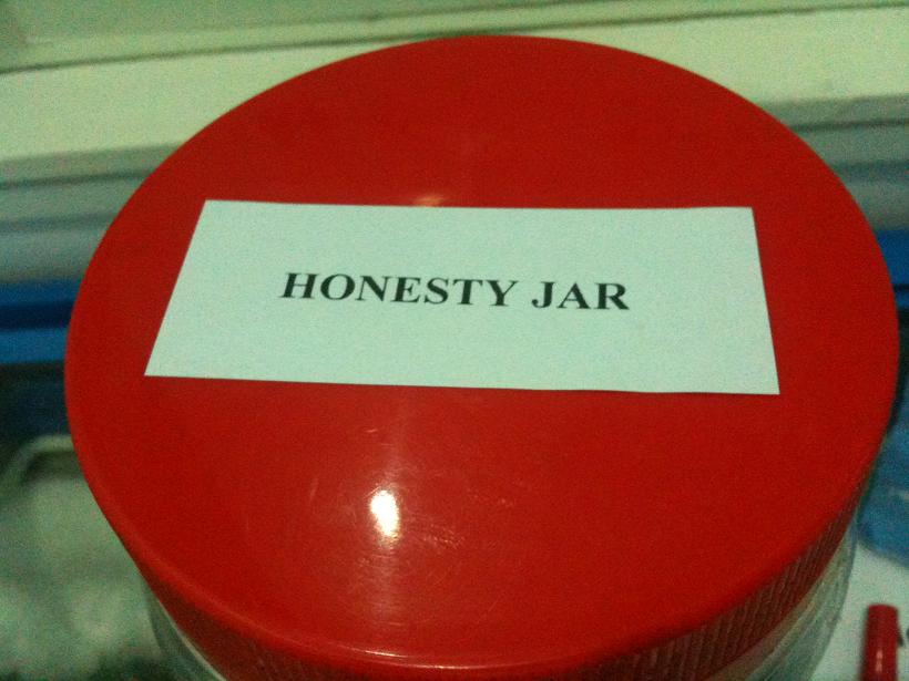 Dem yuh!: Honesty Jar